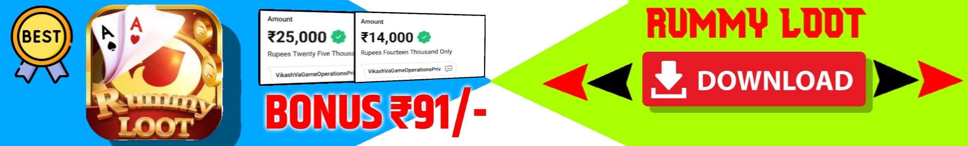 Rummy A1 APK | Get ₹51 Bonus Free | Min.Withdrawal ₹100/-